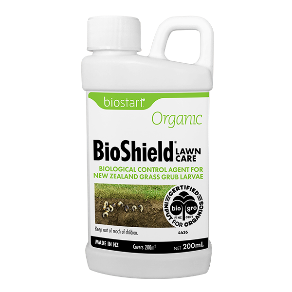 Biostart New Zealand | Bioshield Grass Grub Liquid