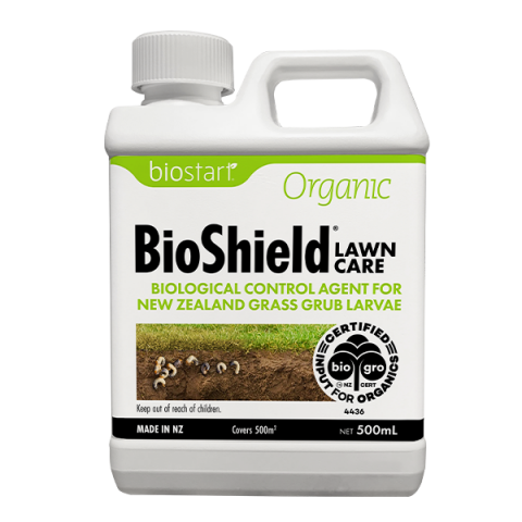 Biostart New Zealand | Bioshield Grass Grub Liquid
